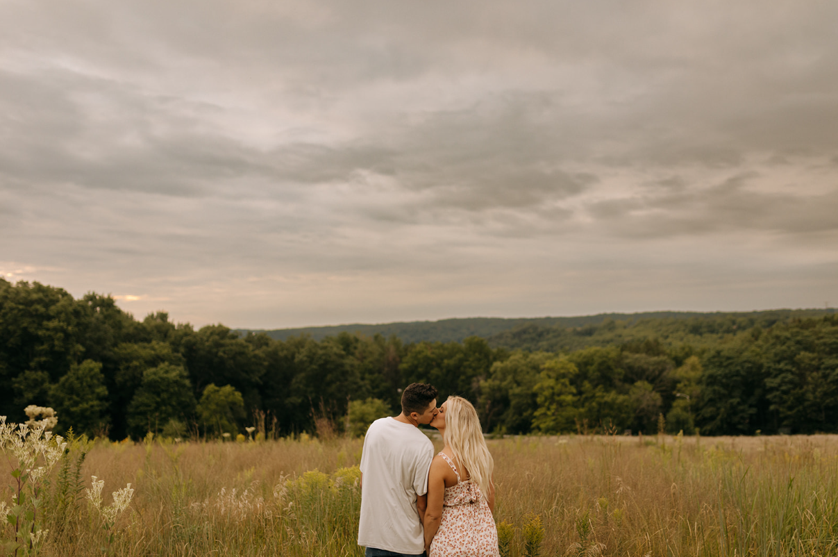Verona, Wisconsin Wildflower Engagement Session | Kendra + Zack ...