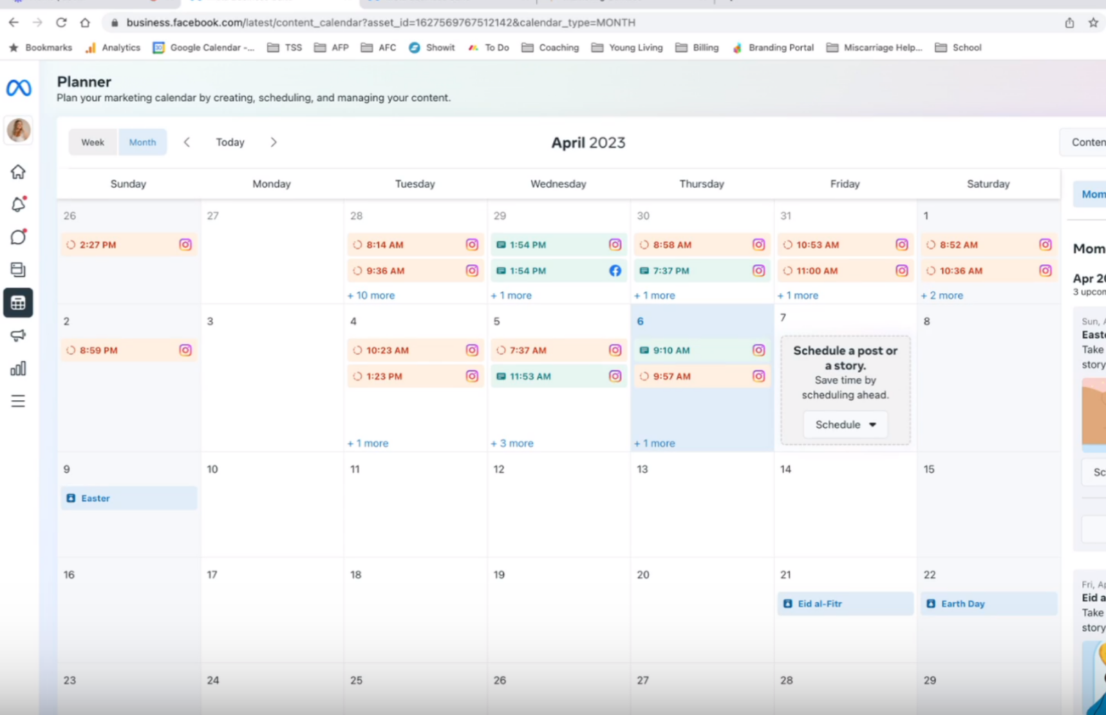How to Schedule Facebook + Instagram Posts Through Meta Business Suite ...